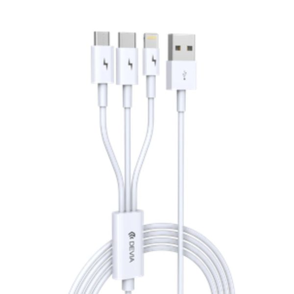 Cable de Carga 3 en 1 Smart (Micro, Tipo Lightning) – Conectel